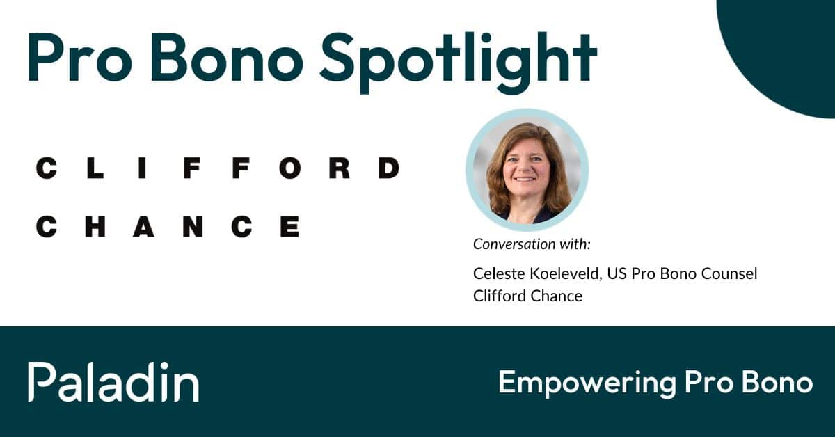 Pro Bono Spotlight: Clifford Chance | Paladin